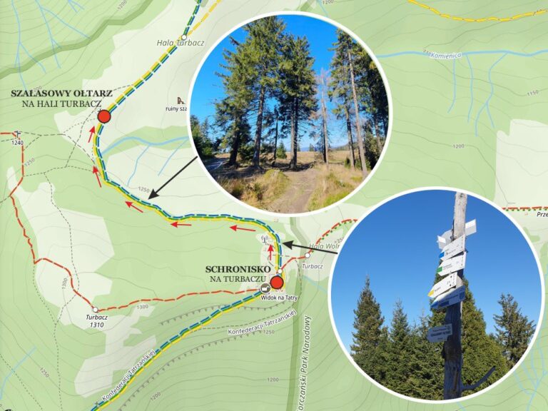 Turbacz: najkrótszy szlak i najszybsza trasa - Górska Ścieżka